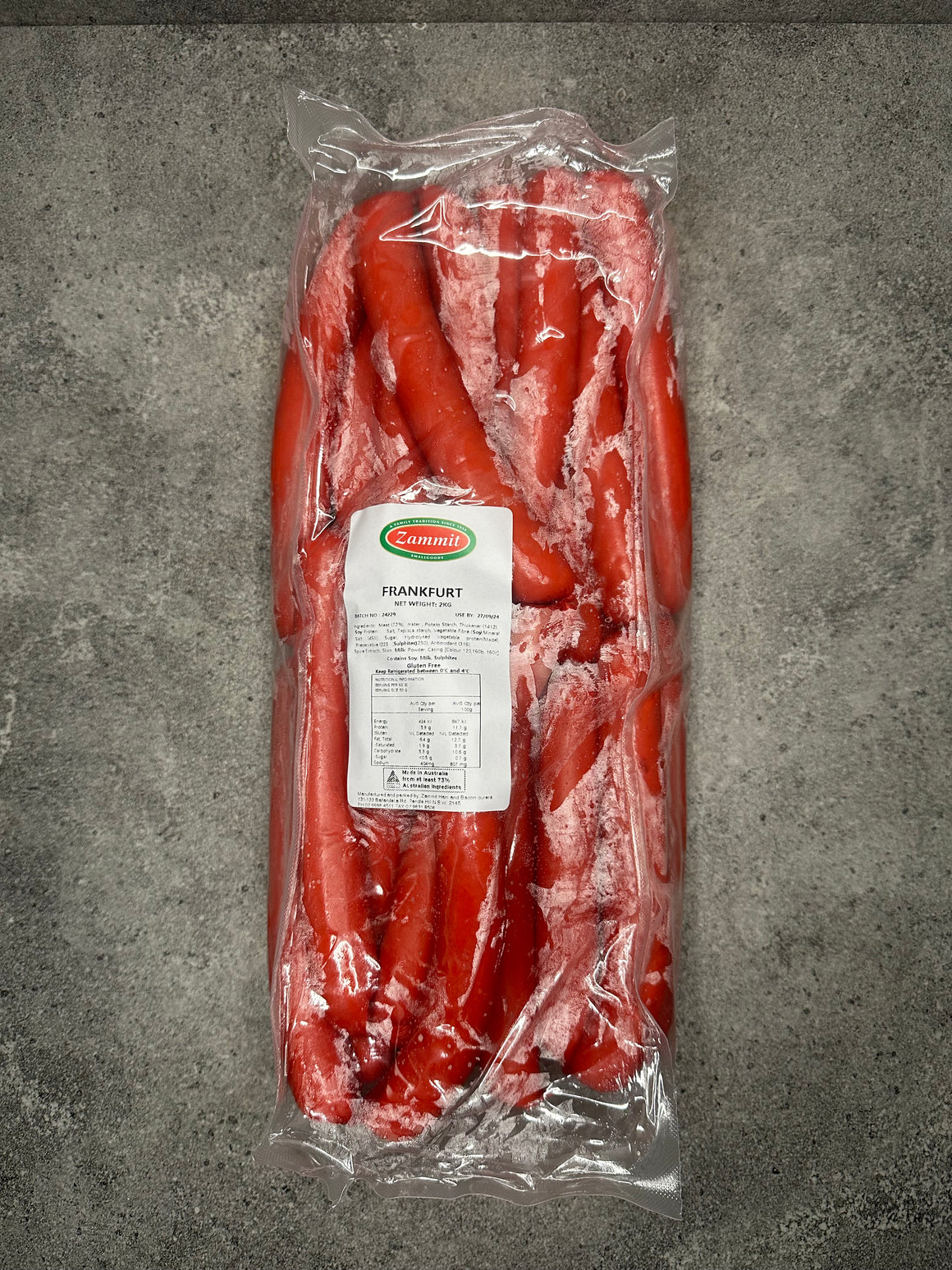 Frankfurts - 2kg – Robanco Meats