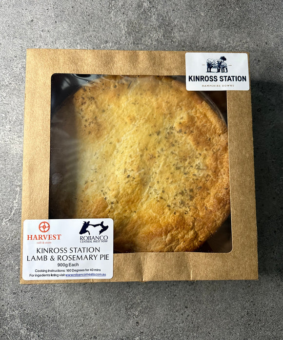 Kinross Station Lamb & Rosemary Family Pie – Robanco Meats